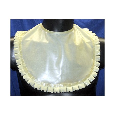 Latex Baby Bib with Frills
