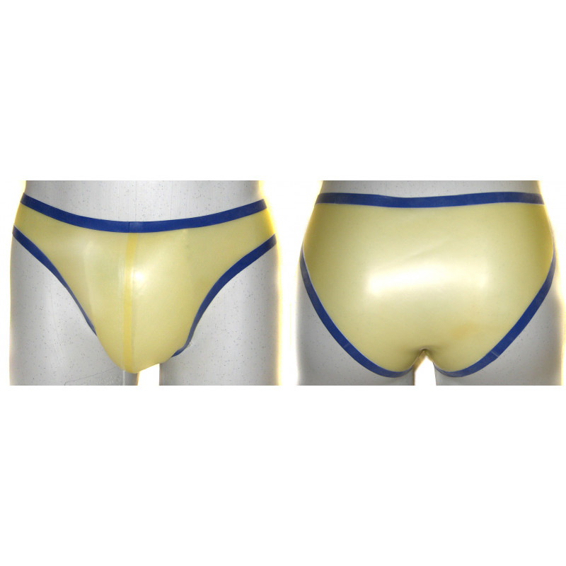Men Latex Briefs - bicolor