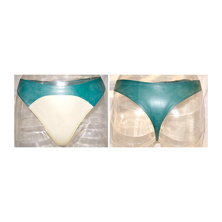 Ladies Latex String - Contrasting Front